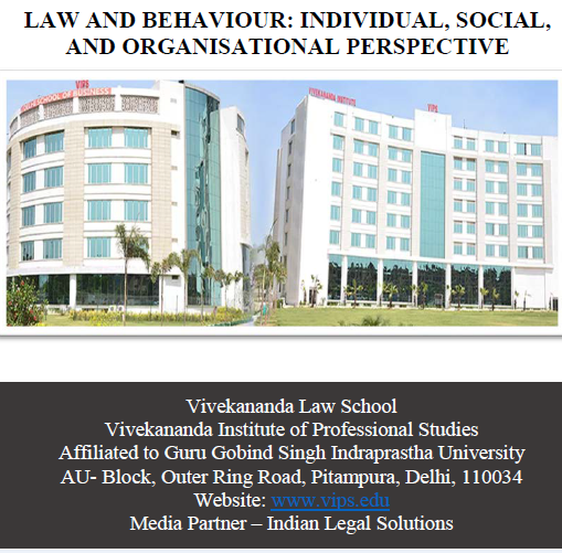 Conference on Law and Behaviour by VIPS, Delhi [Feb 17] - Indian Legal ...