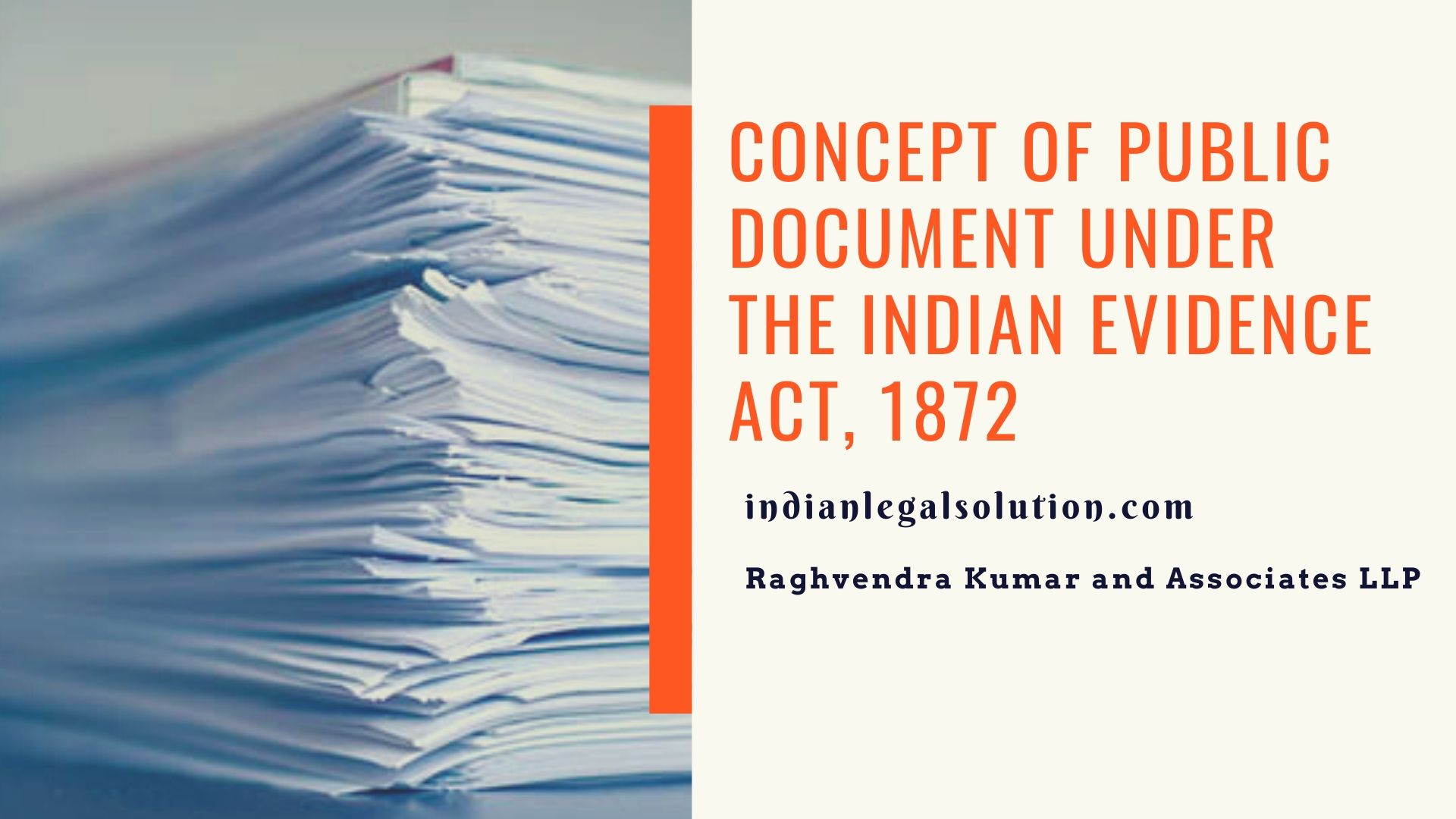 Concept of Public document under the Indian evidence act, 1872 - Indian ...