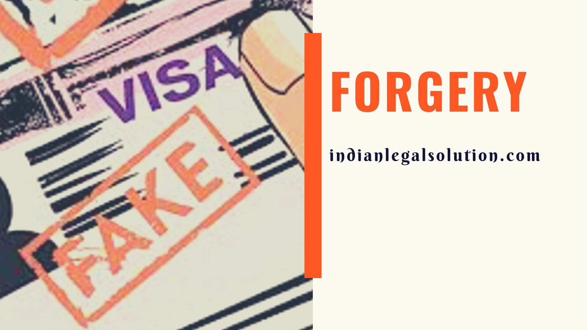 Forgery Indian Legal Solution