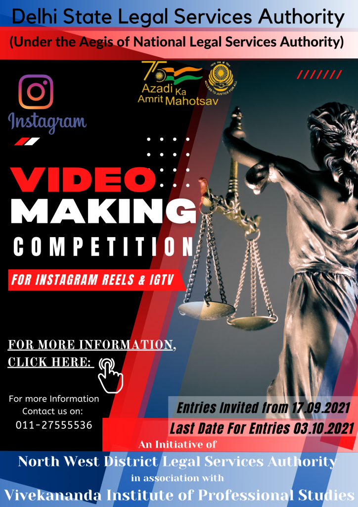 Video Making Competition by Delhi State Legal Services Authority ...