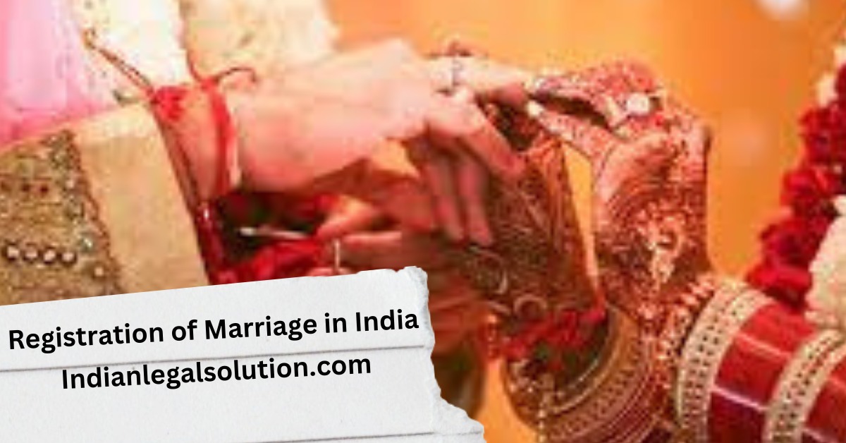 Registration of marriage in India: "From vows to official recognition ...